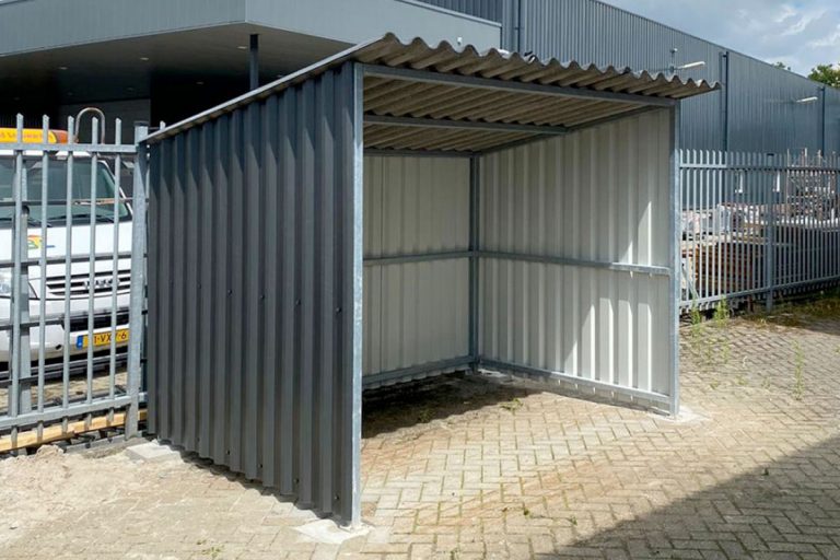 Kleine overkapping voor fietsen | Bestel een fietsenstalling online!