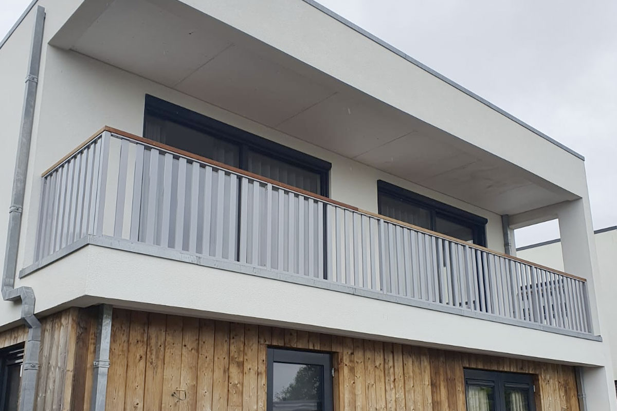 Aluminium hekwerk balkon